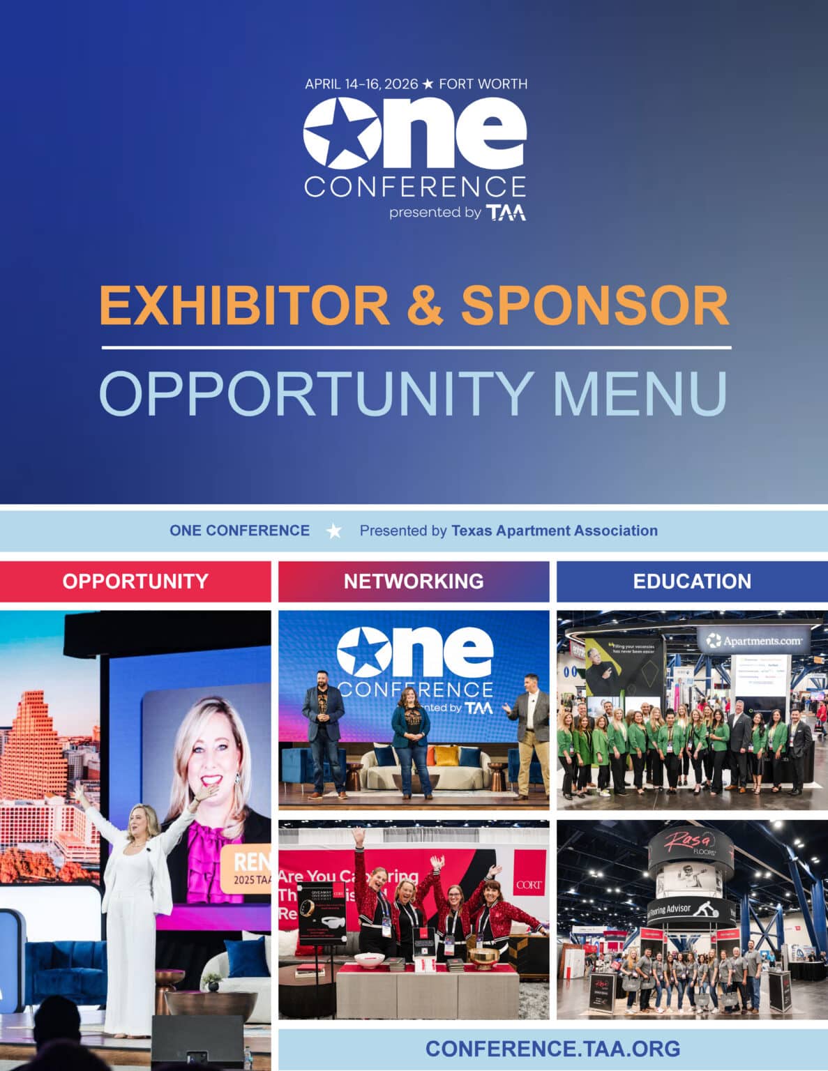 2026 TAA ONE Conference Promo Kit | Texas Apartment Association
